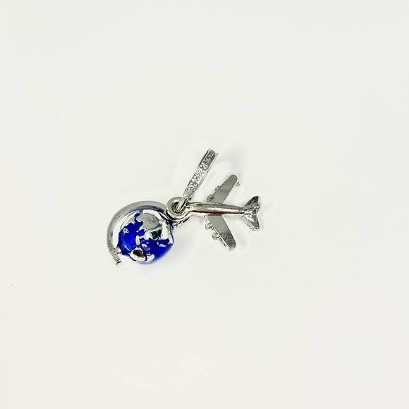 Pandora | Jewelry | World Traveler Globe And Plane Charm | Poshmark